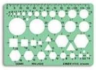 LINEX Template Comb/Ink Bosses GRN : Amazon.co.uk: Stationery & Office ...