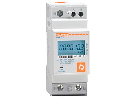 Lovato Electric DMED121 Energy Meter, Single Phase, Non Expandable ...