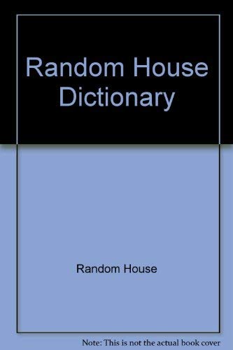 Rhd Classic Blue: Dictionary: 9780394534411: Amazon.com: Books