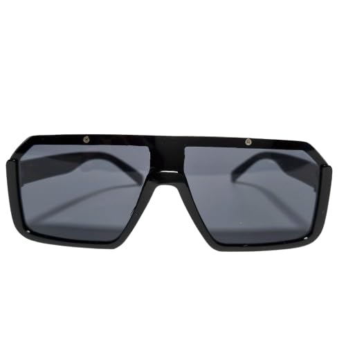 Buy NexQuity Oversize Square Shape Sunglasses, Pack of 1, Black Color ...