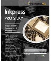 Amazon.com : Inkpress Pro Silky Inkjet Photo Paper, 300gsm, 12mil, 95% ...