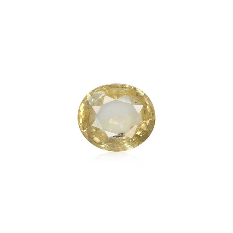 Buy CruzStone Natural Yellow Sapphire Gemstone 9.25 Carat Pukhraj ...