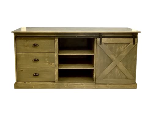 Amazon.com: Lancaster Home Collection: Modern Farmhouse Barn Door ...