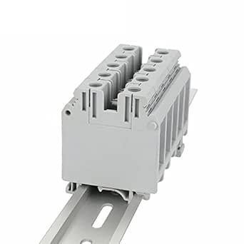 5Pcs UK35 Universal Screw Feed-Through Strip Plug Connection Connductor ...