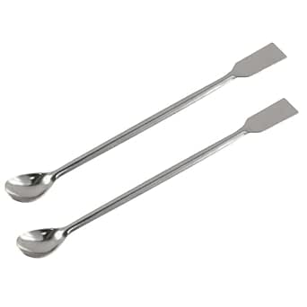 CVNRCLP 7.9in Stainless Steel Lab Spatula - Double-Ended Laboratory ...