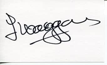 Lyle Waggoner Carol Burnett Show Signed Autograph Card - Signed Index ...