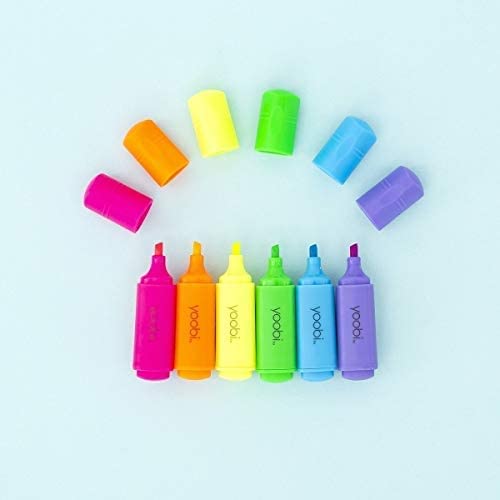 Mini Highlighters 6 Pack : Amazon.in: Office Products