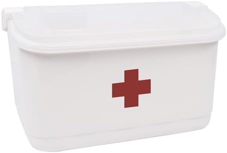Amazon.com: Xbopetda 2-Tier First Aid Box, Medicine Box Plastic, First ...