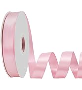 Amazon.com: LoomJoyz Double Faced White Satin Ribbon 1-1/2 Inch × 100 ...
