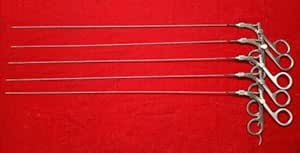 5pc Laparoscopic Hysteroscopy Semi Rigid Scissor 5FR 40cm Surgical ...