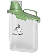 Amazon.com: Brabtod Bird Seed Storage Container Airtight | 3 Qt/2.5 L ...