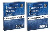 International Building Code Commentary 2003 (2 Volume Set): unknown ...