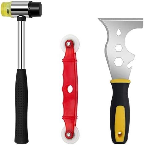 Window Glazing Tool Kit, 3PCS Glazing Tools, Multi-Functions Hammer ...