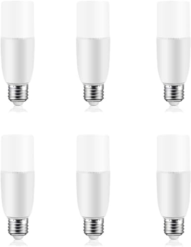 KONPWAY 6W LED Tubular Light Bulbs - 60 watt Equivalent， Low Energy ...