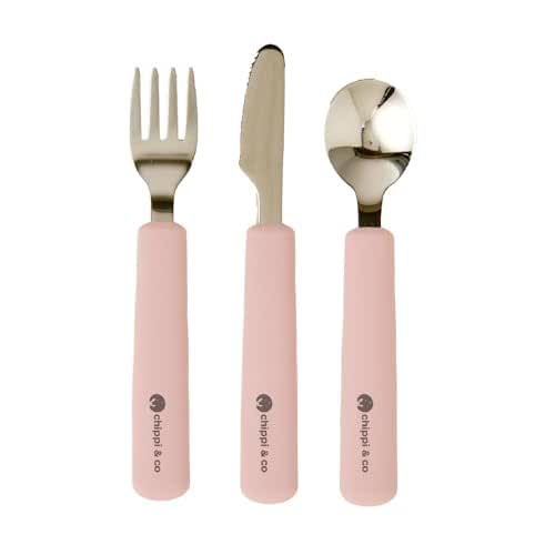 Amazon.com: Chippi & Co Self Feeding Toddler Spoons And Forks 18 ...