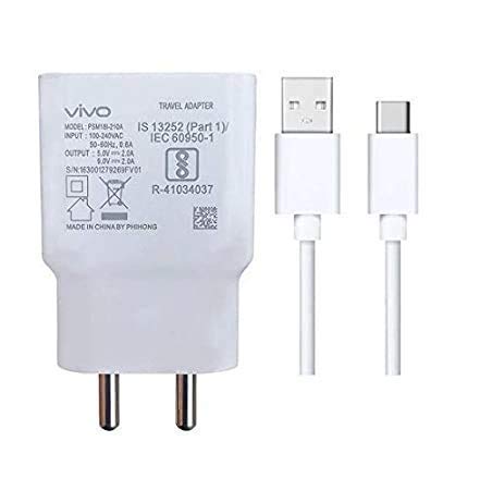 SML 18W Fast Adapter with USB Type C Cable for Vivo 23e, Vivo V25e, Vivo 21e 5G, Vivo V21, V21 ...