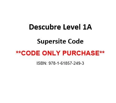 Descubre 1A Supersite Code - CODE ONLY: vhl: 9781618572493: Amazon.com ...