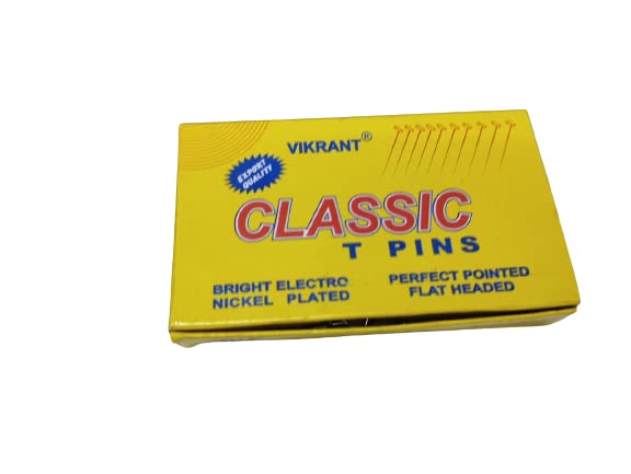 Classic Stainless Steel Paper T Pins, Paper All Pins (50 GMS 25mm Long ...