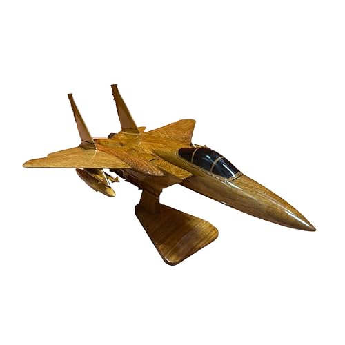 Amazon.com: F15 Eagle Mahogany Wood Desktop Aircraft Model : Home & Kitchen