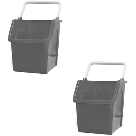 Amazon.com - Redmon since 1883 10 Gallon Stackable Shutter Bins, Black ...