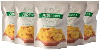 Amazon.com: Judi Foods Plantain Chips- Unripe, Salted Plantain Chips ...