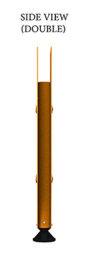 Left/Left Vertical Panel, 2-Sided, 12"x24" Orange Quick Release Bottom ...