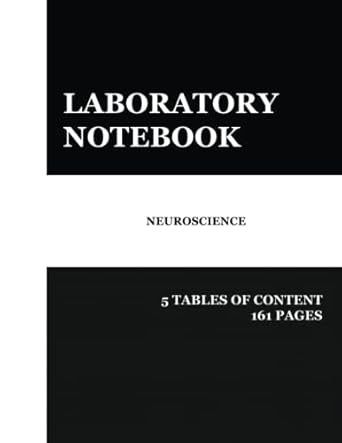 Amazon.com: Lab Notebook for Neuroscience : Laboratory Notebook for ...