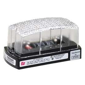 Federal Signal Strobe, Low Profile, 12VDC, Clear: Amazon.com ...