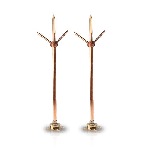 Lath Earthing Conventional Copper Lightning Arrestor : Amazon.in ...