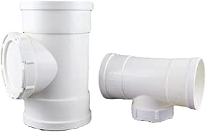 Amazon.com: PVC Vertical Inspection Drainage Pipe Riser Inspection Port ...