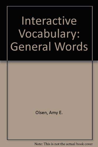 Amazon.com: Interactive Vocabulary, General Words. Second Edition ...