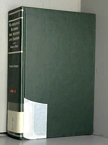 Mathematical handbook for scientists and engineers: Definitions, theorems, and formulas for ...