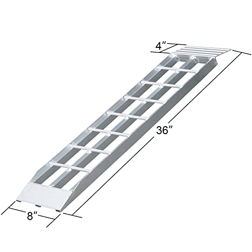 Snapklik.com : VENDAV Aluminum 2PC Shed Ramps Loading Ramps Mower Ramps ...