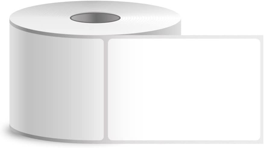 Direct Thermal Labels, Tapsin 4"x6" Fanfold Shipping Labels 500 Labels ...