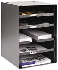 Amazon.com: Steel Desktop Sorter, Four Adjustable Shelves, 11 1/2" x 12 ...