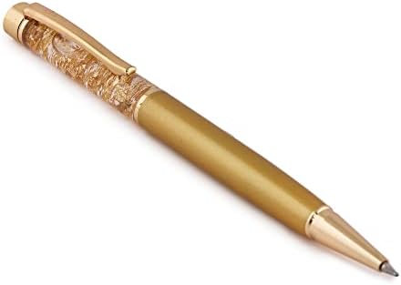 crewtone 7009 BallPoint Golden Finish Metal Glitter Pen (Mesmerizing ...