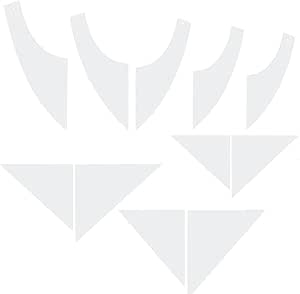 Amazon.com : OLYCRAFT 11 Pcs Clear Pet Bandana Sewing Template Set ...