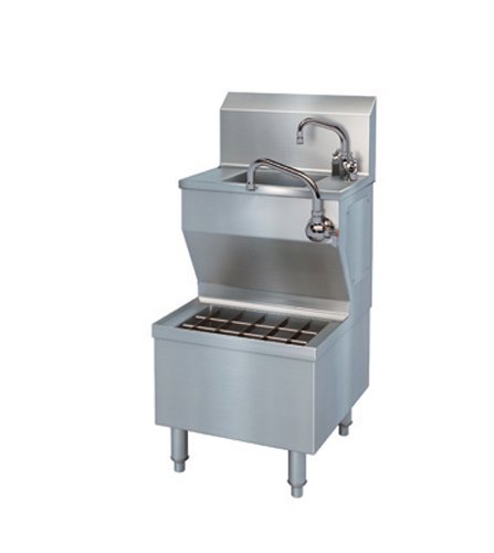 Amazon.com: BSI HSIUS Brushed Stainless Steel Hand Sink with Integral ...