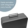 Cathedral Products 12 Inch Black Lockable Security Box with Bolt Down ...