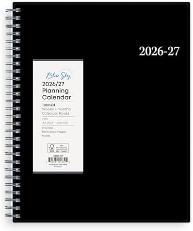 Amazon.com : Blue Sky Weekly and Monthly Academic Year Planner Calendar ...