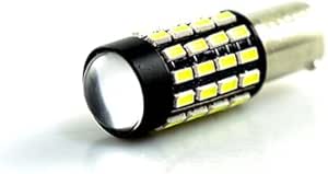 Amazon.com: Pair of DDM Tuning BAY9S H21W 64136 Canbus LED Light Bulbs, 54 x 3014, White ...