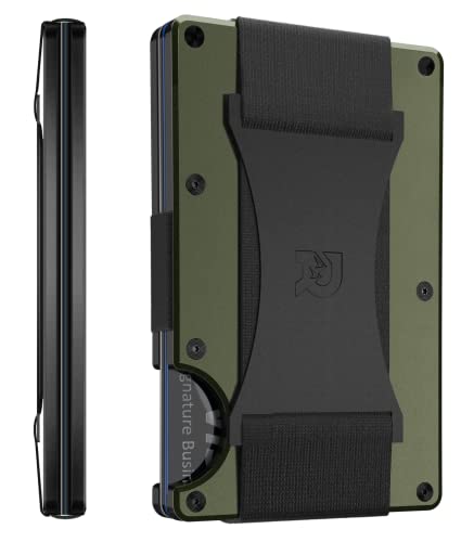 The Ridge Mens Minimalist Aluminum Metal Wallet - Rfid Blocking ...