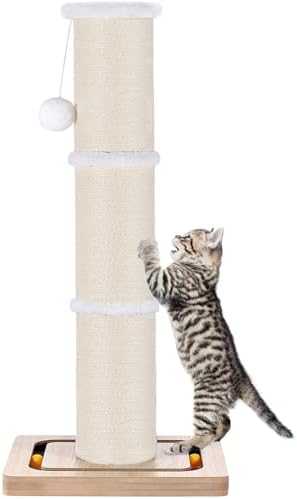 Amazon.com : HelpCat Tall Cat Scratching Posts for Indoor Cats - 32 ...