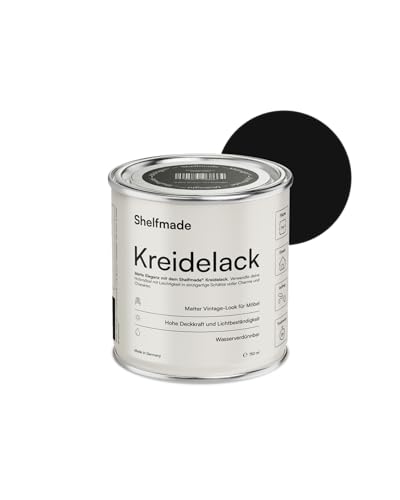 Holzlack Schwarz Matt