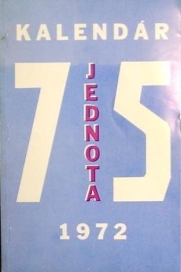 Kalendar Jednota 1972: Unknown Author: Amazon.com: Books