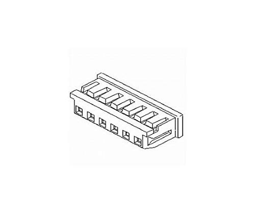 Amazon.co.jp: Molex 51065-0600 x 10 Housing Poles for 0.08 inch (2.0 mm ...