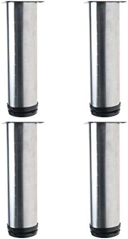 uxcell 7 Inch Round Furniture Legs Aluminium Alloy Sofa Couch Table ...