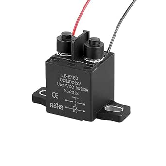 Relay 150A High Current 12V 24VDC 1Pcs (Size : LB-E150 150A 12V ...