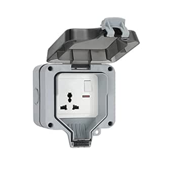 Premium Quality waterproof Outdoor Sockets, rainproof Wall Electrical ...