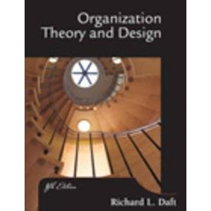 Buy ORGANIZATION THEORY AND DESIGN: INTERNATIONAL STUDENT EDITION Book ...